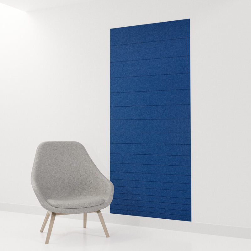 Hush Clad Acoustic Wall Panels - Accordion Gradient – Kanopi by Armstrong