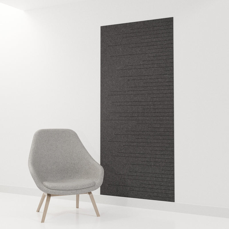 Hush Clad Acoustic Wall Panels - Margin Horizontal – Kanopi by Armstrong