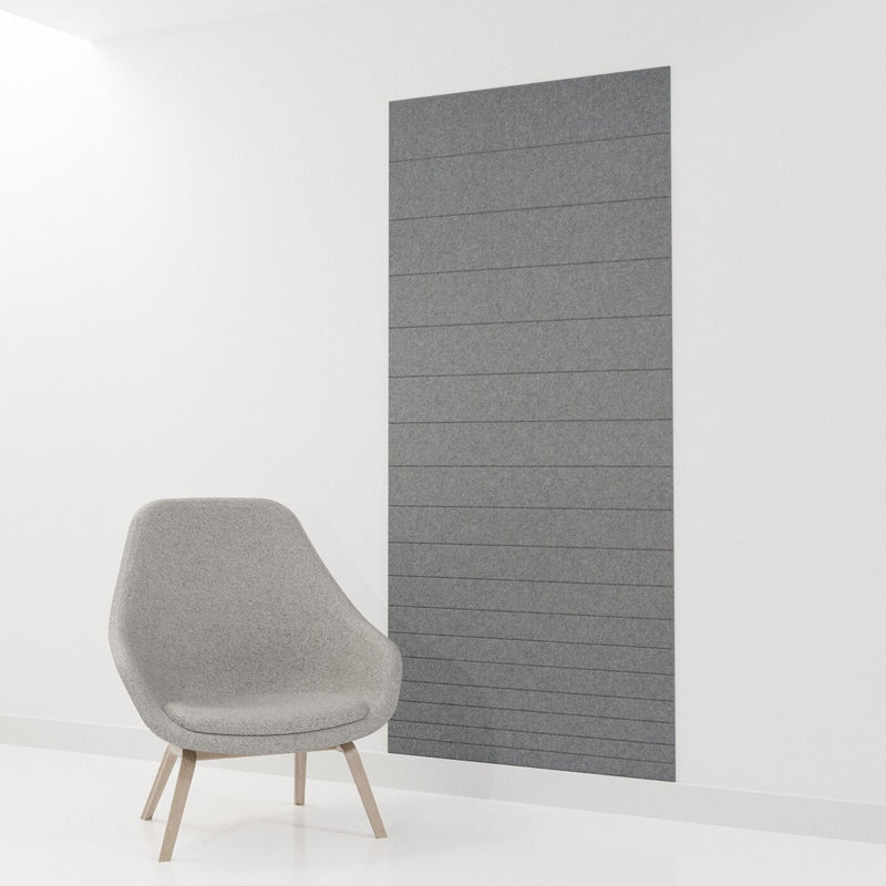 Hush Clad Acoustic Wall Panels - Accordion Gradient – Kanopi by Armstrong