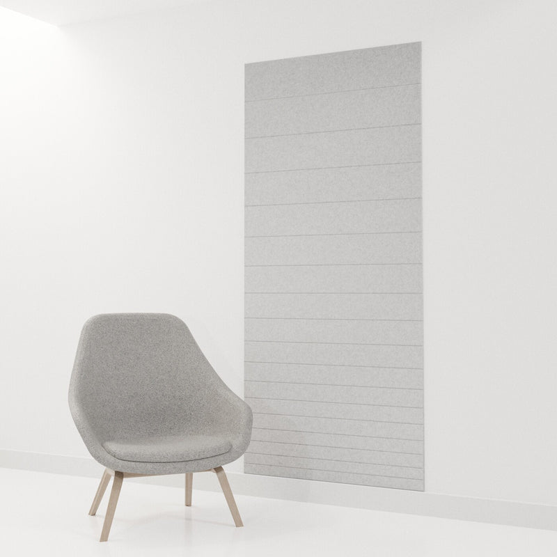 Hush Clad Acoustic Wall Panels - Accordion Gradient – Kanopi by Armstrong