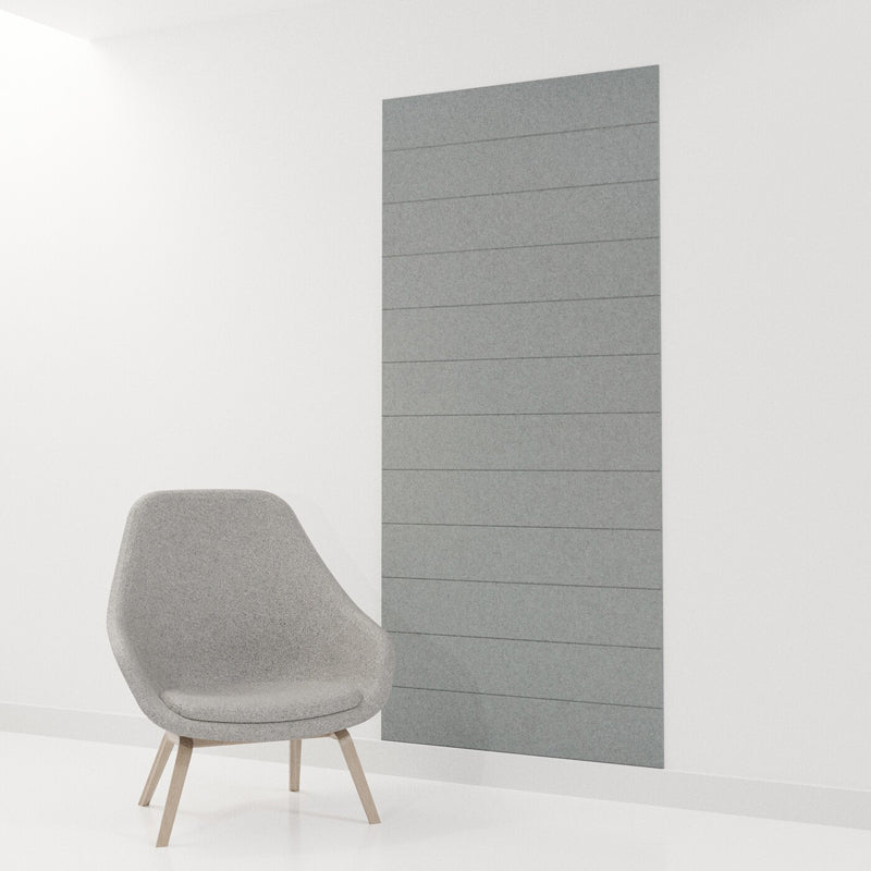 Hush Clad Acoustic Wall Panels - Vim Wide Horizontal – Kanopi by Armstrong