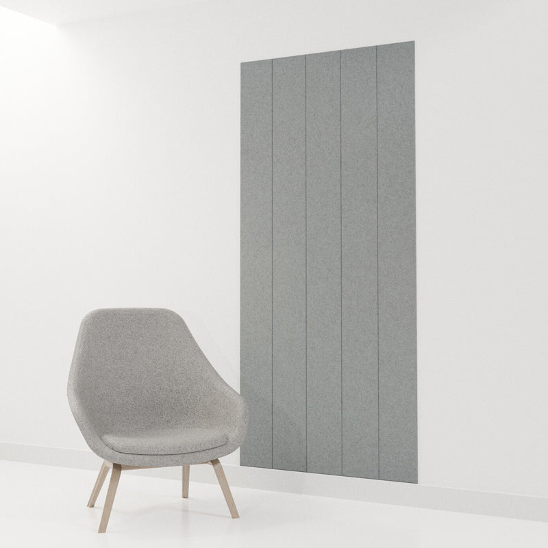 Hush Clad Acoustic Wall Panels - Vim Wide Vertical – Kanopi by Armstrong