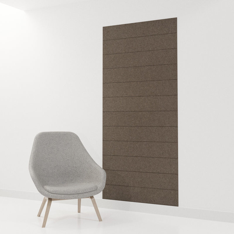 Hush Clad Acoustic Wall Panels - Vim Wide Horizontal – Kanopi by Armstrong