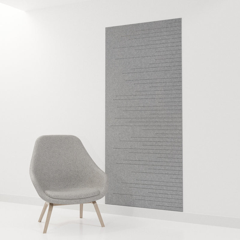 Hush Clad Acoustic Wall Panels - Margin Horizontal – Kanopi by Armstrong