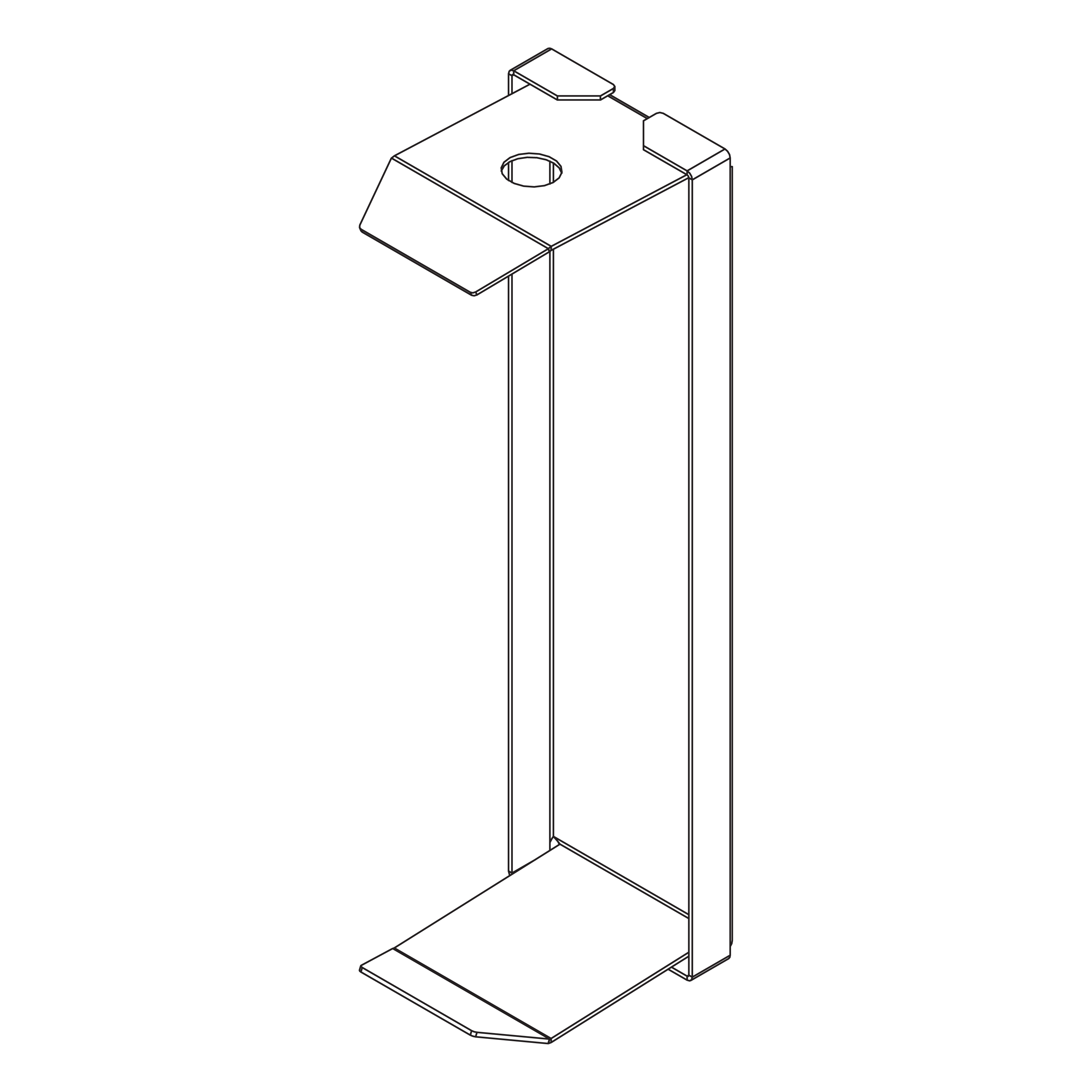MetalWorks™ Blades – Classics Field-Cut End Cap – Kanopi by Armstrong