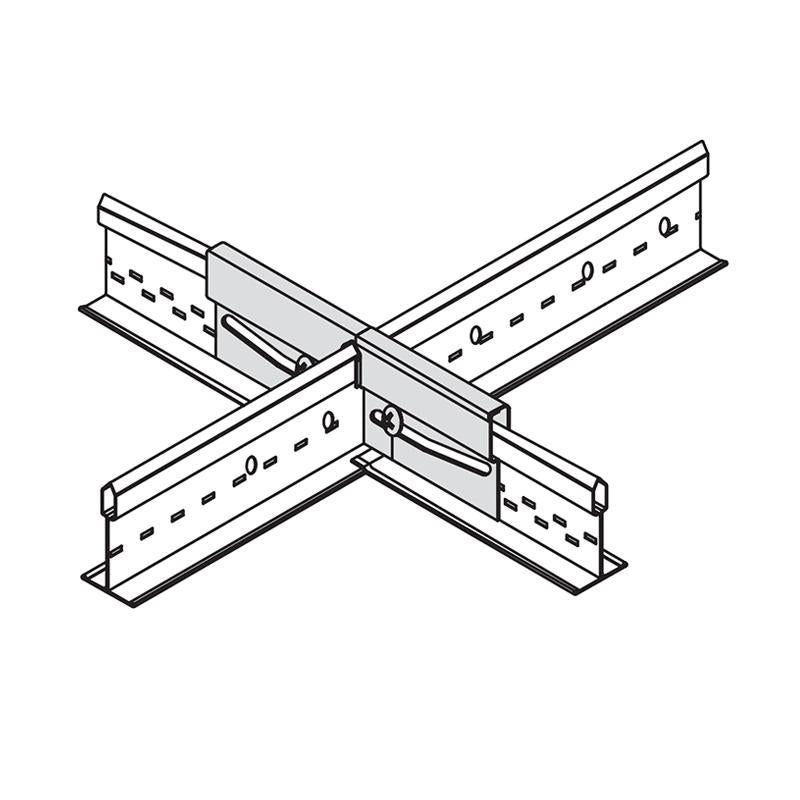 Square Bulb Seismic Joint Clip – Kanopi by Armstrong