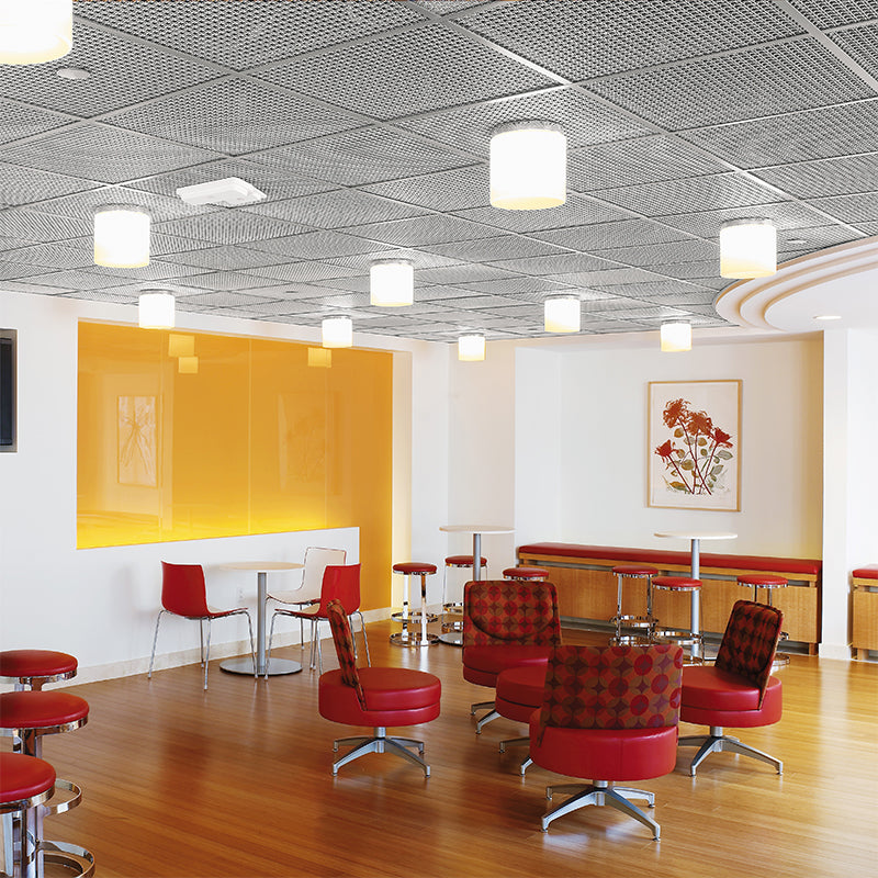 METALWORKS Mesh Woven Wire 24" x 24" x 1/4" – Kanopi by Armstrong